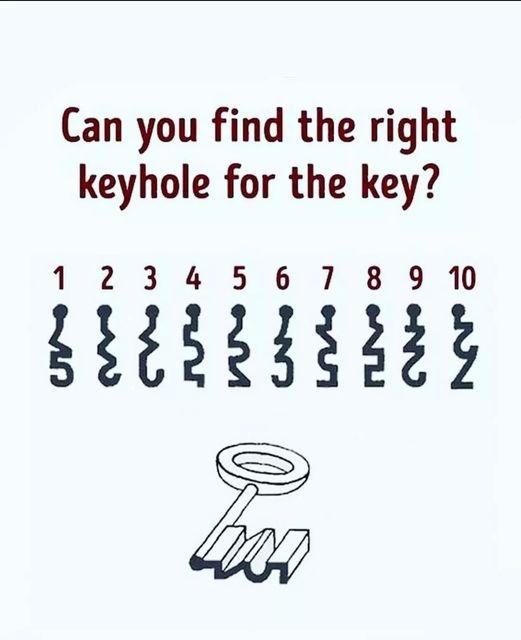 Key Puzzle: Which is the Right Keyhole? - My Healthy Life