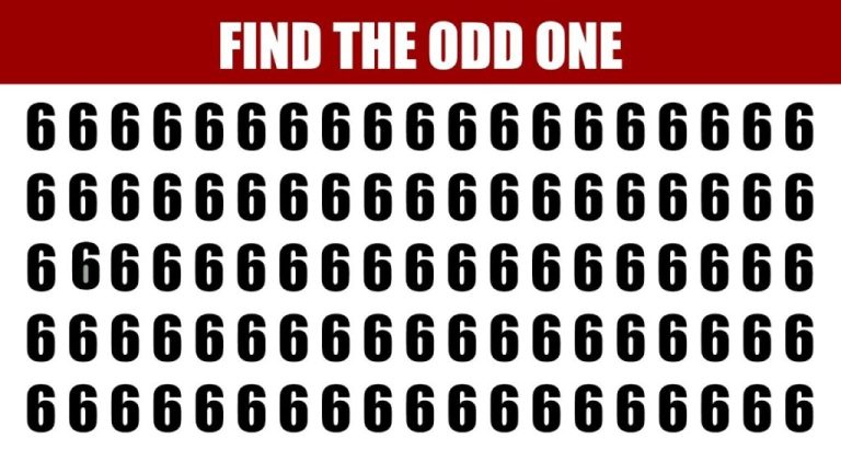 Let S See How Good Are Your Eyes Find The Odd Letter And Number Out