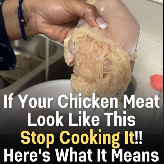 Mother posts alarming image of chicken breast disintegrating into ...