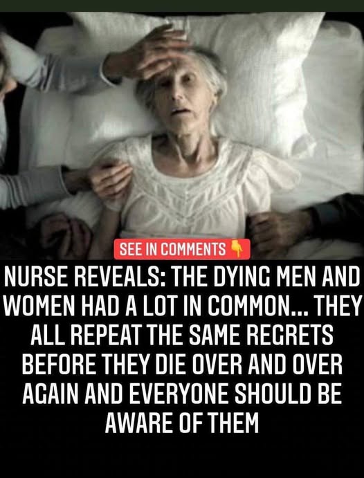 Nurse at palliative care reveals the top 5 regrets of people right ...